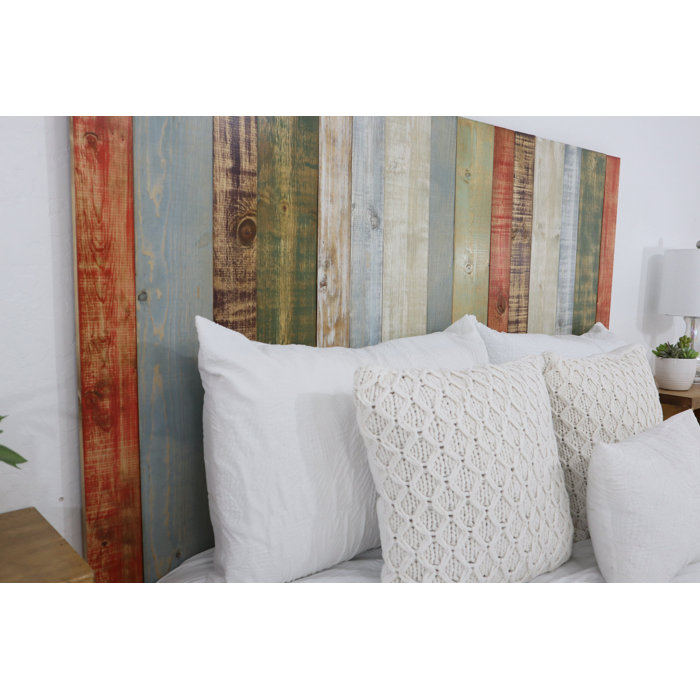 Dakota Fields Knobel Solid Wood Panel Headboard Mounts on Wall | Wayfair