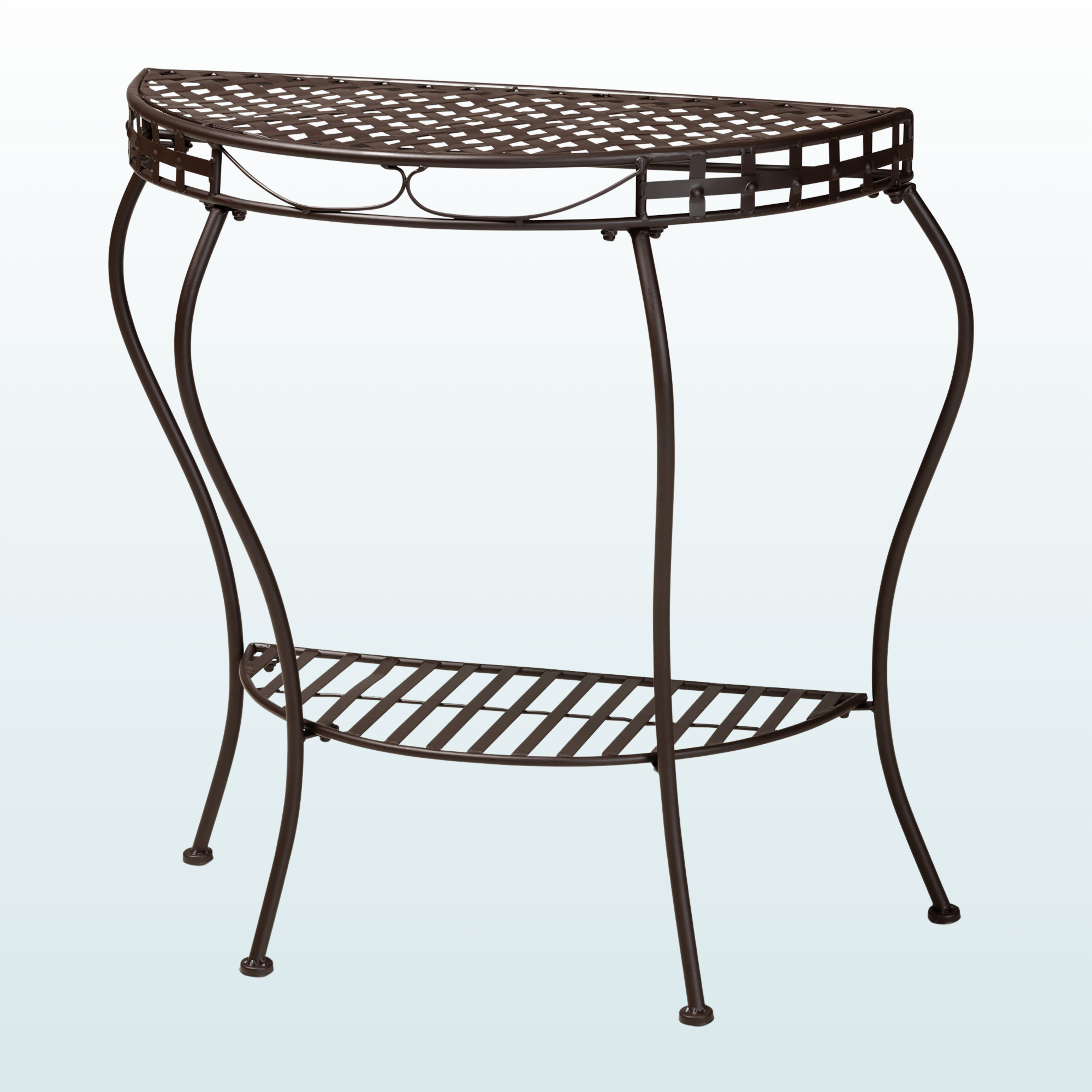 Winston Porter Jade is a modern and contemporary metal outdoor console ...