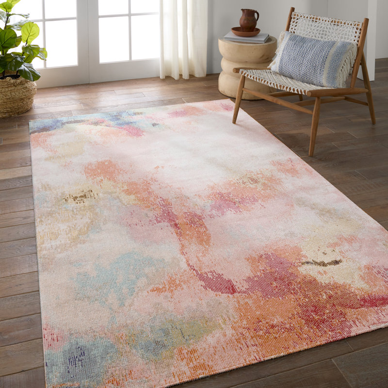 Joss & Main Lulette Abstract Rug | Wayfair