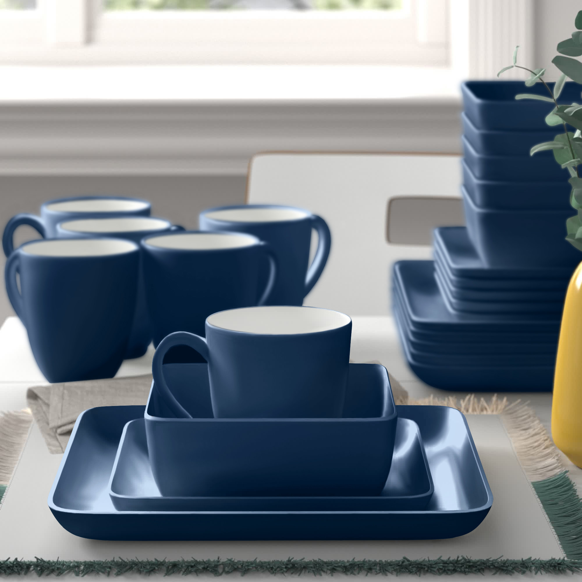 Stone Lain Amy 24-Piece Dinnerware Set Porcelain & Reviews | Wayfair