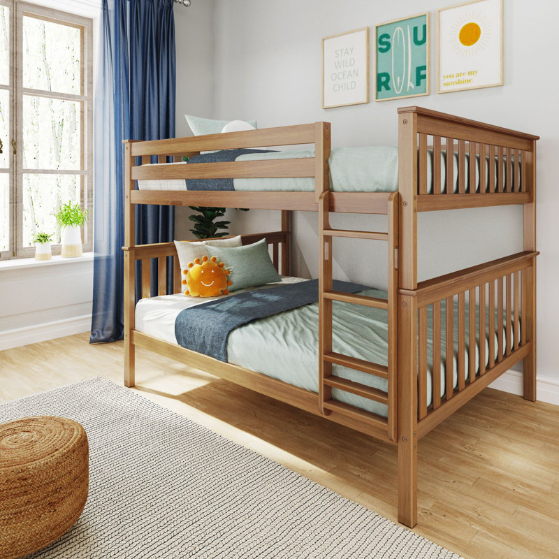 Harriet Bee Bolles Classic Queen over Queen Bunk Bed & Reviews | Wayfair