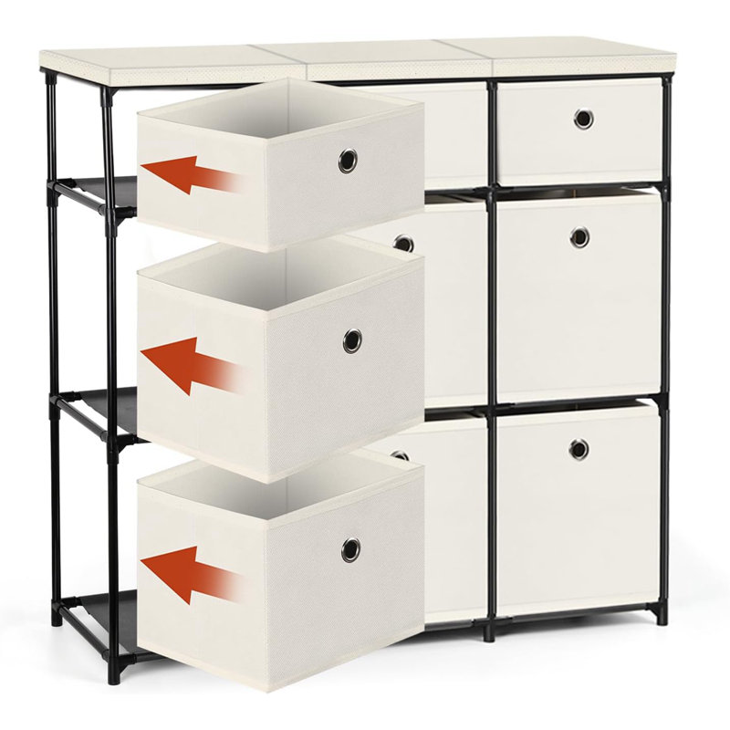 Rebrilliant Majken 9 Drawer Storage Drawer | Wayfair