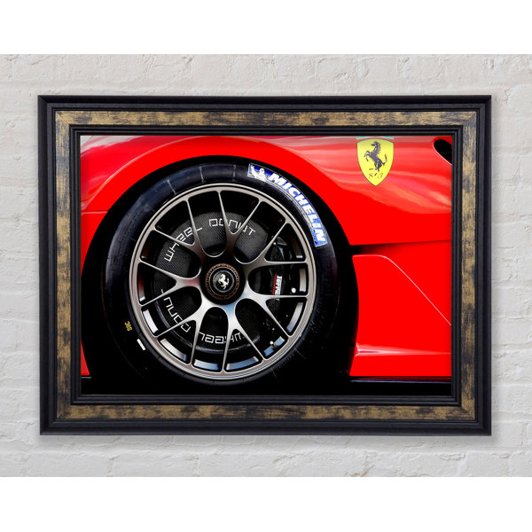 Bright Star Ferrari F430 Wheel - Single Picture Frame Art Prints ...