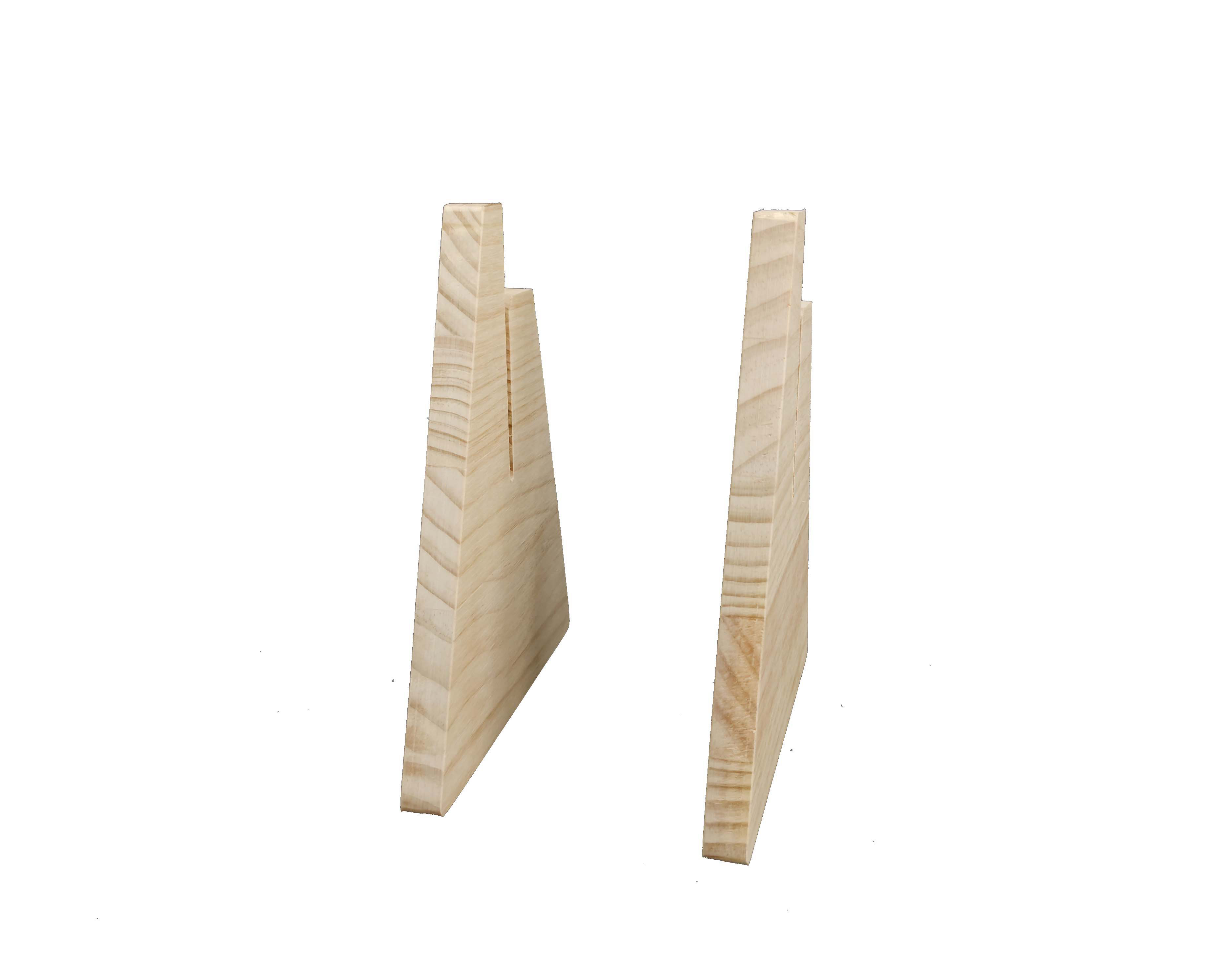 FixtureDisplays Flat Panel Support Leg Wood Bracket Holder Riser Block ...