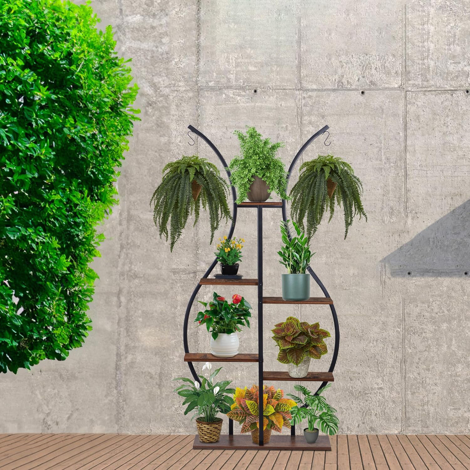 Lark Manor 6 Tier Plant Stand Indoor Metal Plant Shelf - Wayfair Canada