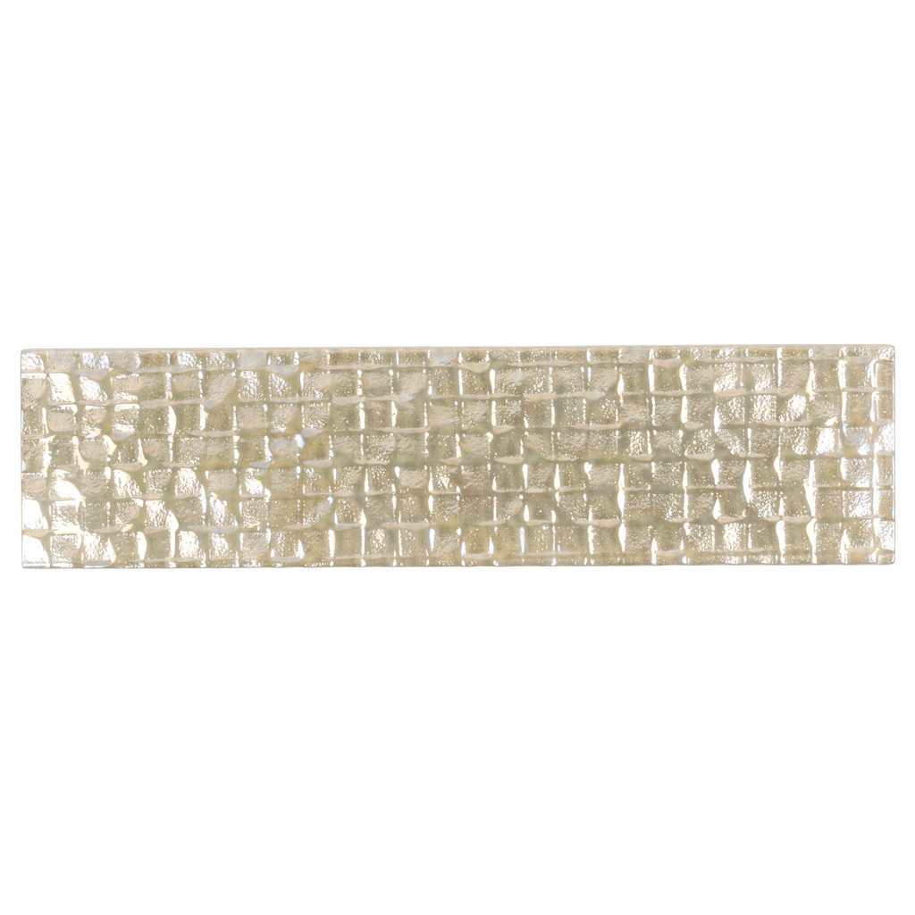 Apollo Tile Colorway 3 X 12 In. Glossy Champagne Gold Glass Subway Wall ...