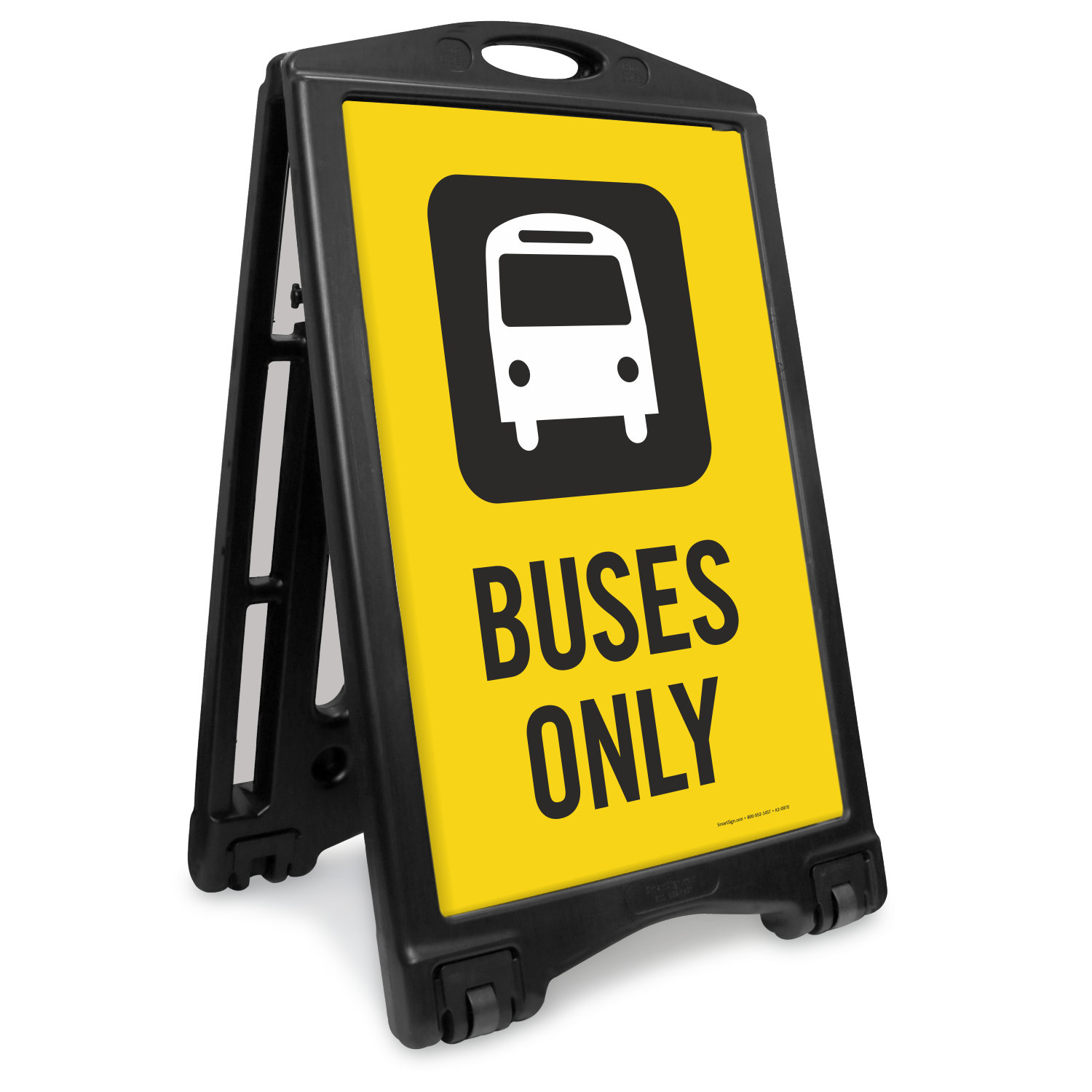 SmartSign Buses Only Portable Sidewalk Sign - Wayfair Canada