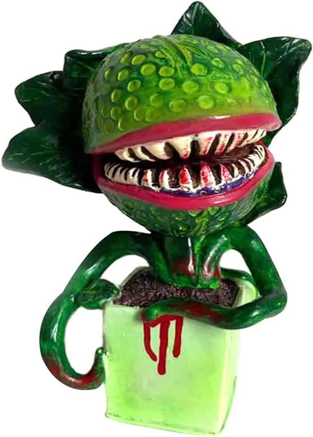 The Holiday Aisle® Halloween Horror Piranha Plant Flower Garden Statue ...
