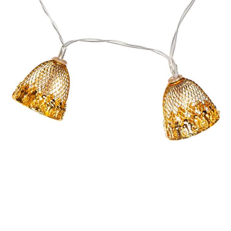 Mercer41 Glema Outdoor 10 - Bulb 65'' Battery Powered Novelty String ...