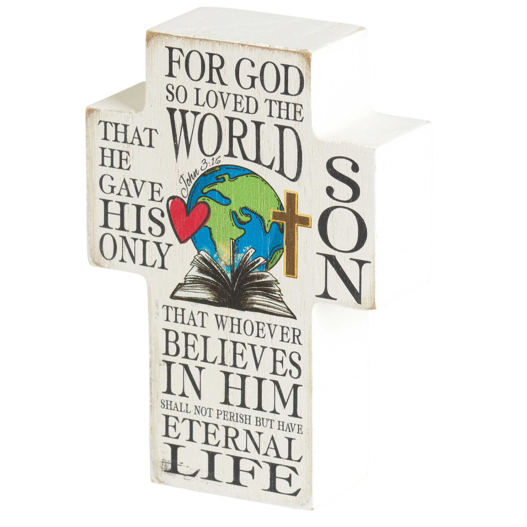 Dicksons Inc Tabletop Plaque Cross For God So 3x4 - Wayfair Canada