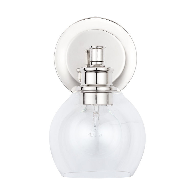 Everly Quinn Briella 1 - Light Dimmable Armed Sconce | Wayfair