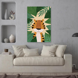 Dakota Fields Tiger Peek-A-Boo - Tropical Tiger Children Children Rooms ...