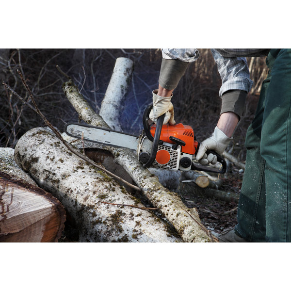 17 Stories Man Cutting Lumberjack by Visivasnc - Wrapped Canvas ...