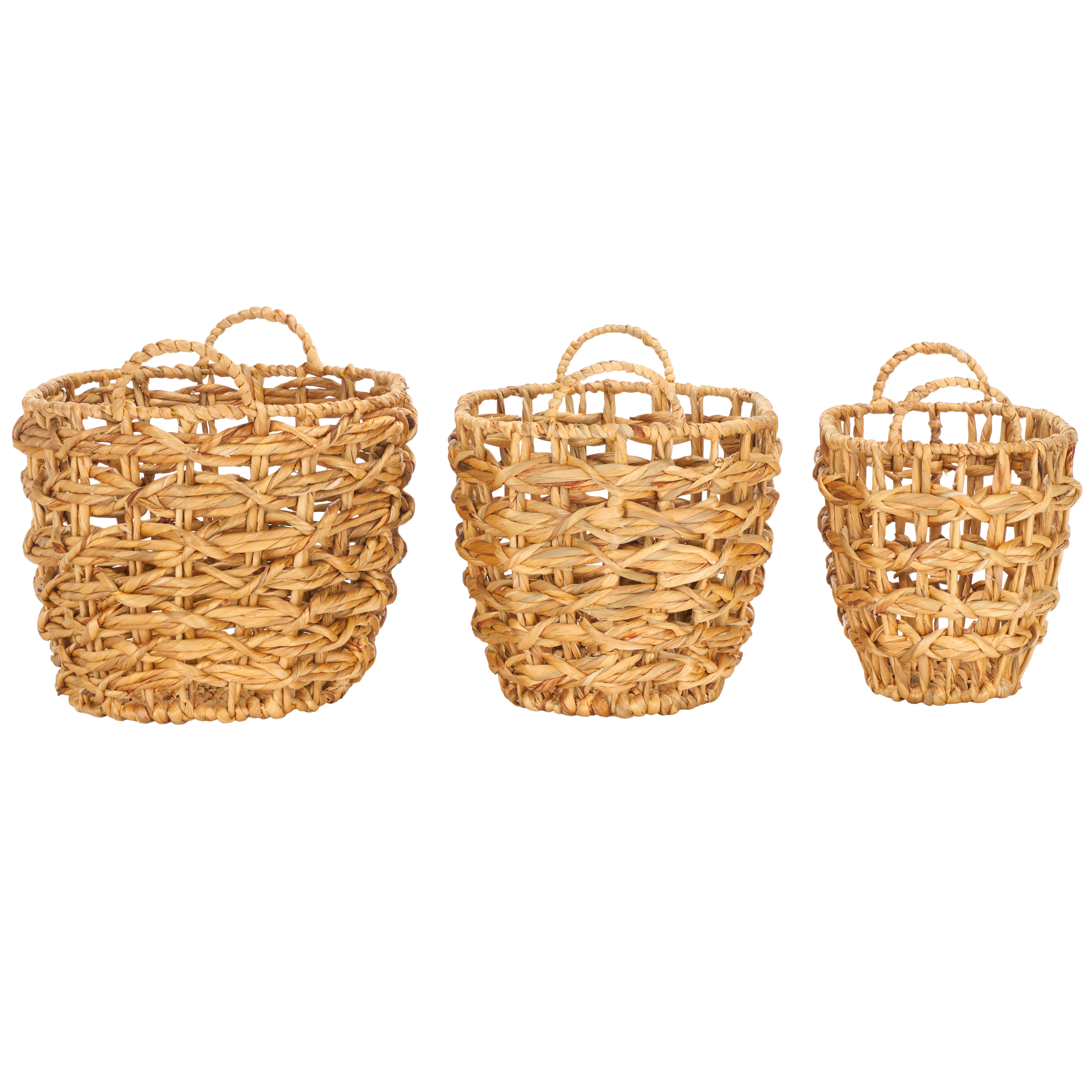 Dovecove 3 Piece Wicker General Basket Set | Wayfair