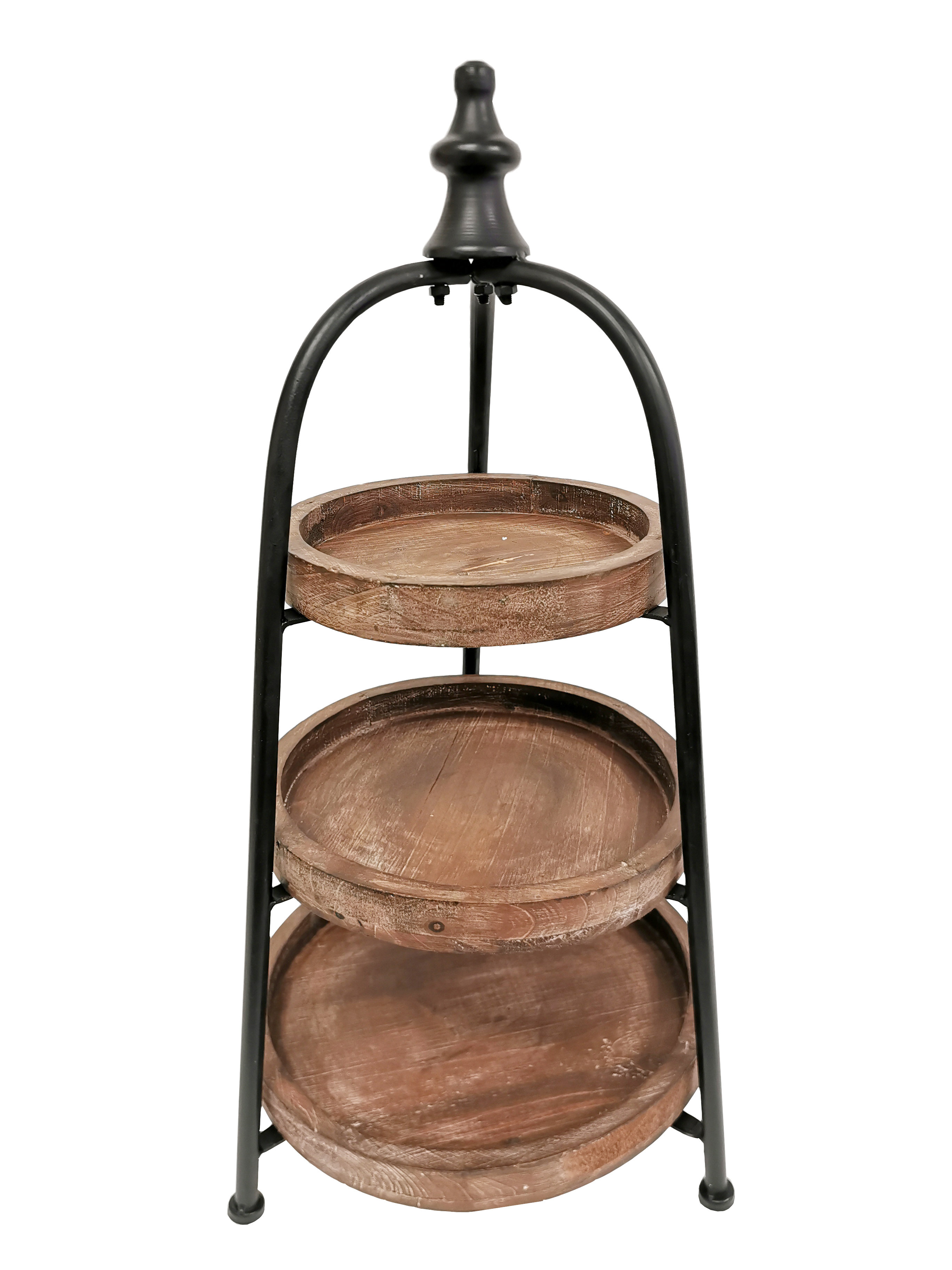 Millwood Pines Asia Solid Wood Tiered Stand & Reviews | Wayfair