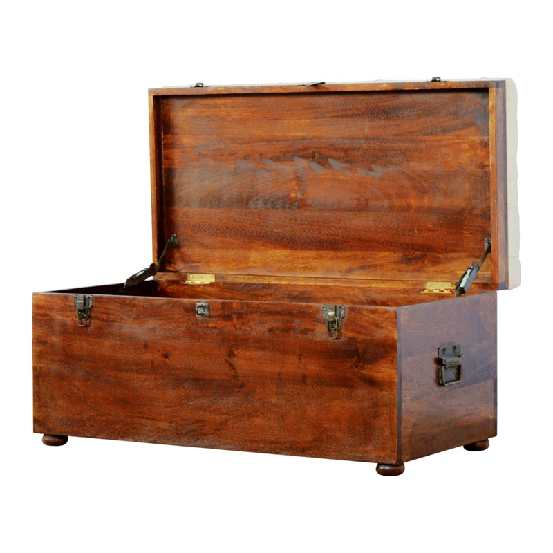 Millwood Pines Multipurpose Linen Storage Trunk Cabinet,Durable and ...