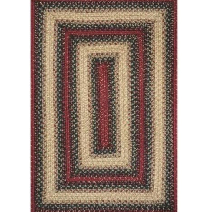 August Grove® Dameko Braided Non Shedding Premium Jute Blue/Red Rug ...