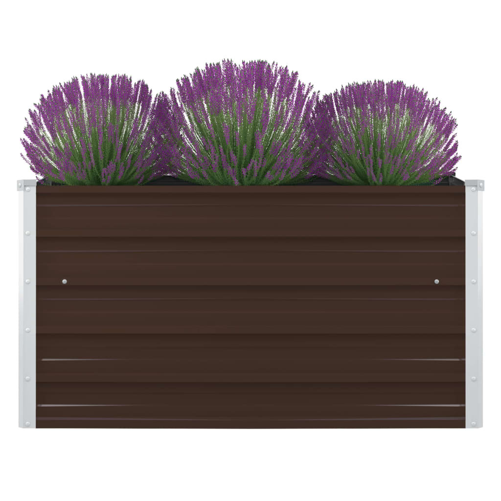 Bayou Breeze Raised Garden Bed Patio Raised Flower Bed Galvanized Steel ...