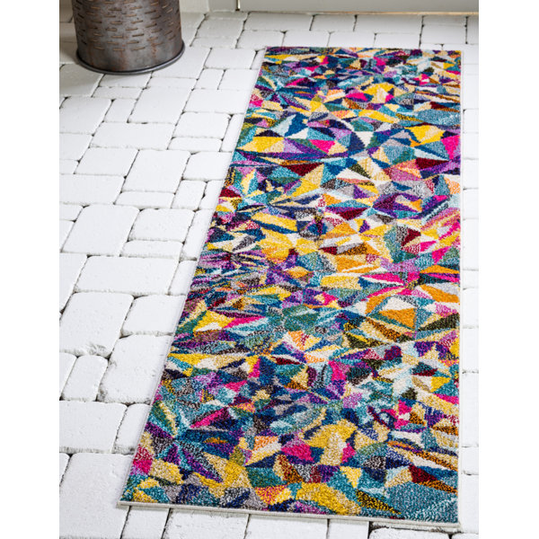 Wade Logan Jesusa Geometric Multi-Colored Area Rug & Reviews | Wayfair