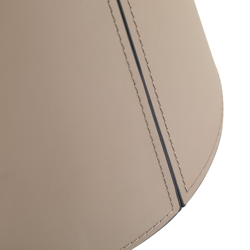 Orren Ellis Metal Tray Top Pedestal End Table Round Accent Side Table ...