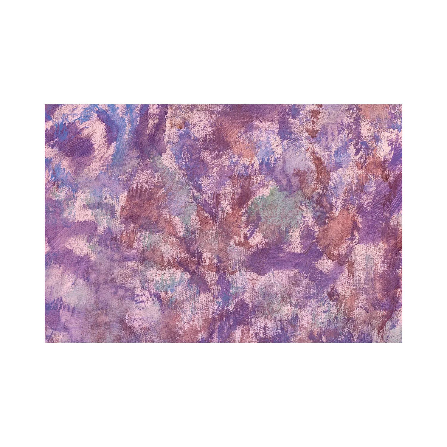 East Urban Home Pink Violet Oil Painting Abstract Art | Wayfair