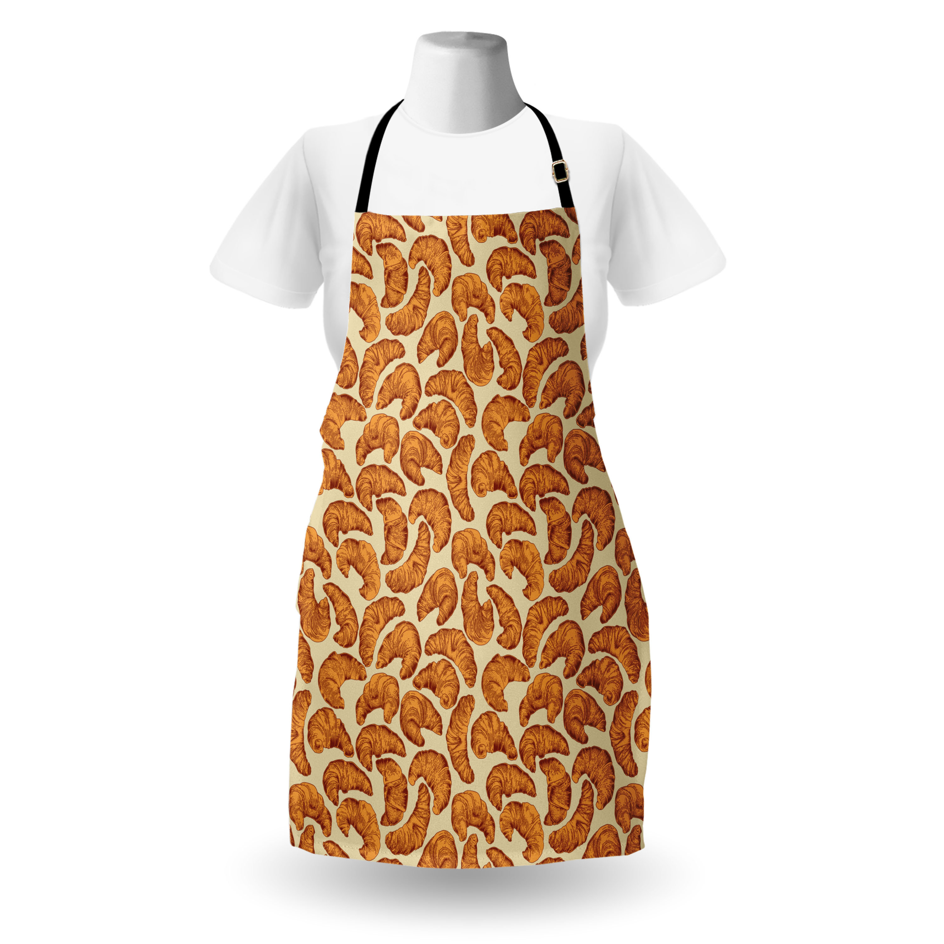 East Urban Home French Cafe Apron, Cooking Gardening, Adult Size, Beige ...