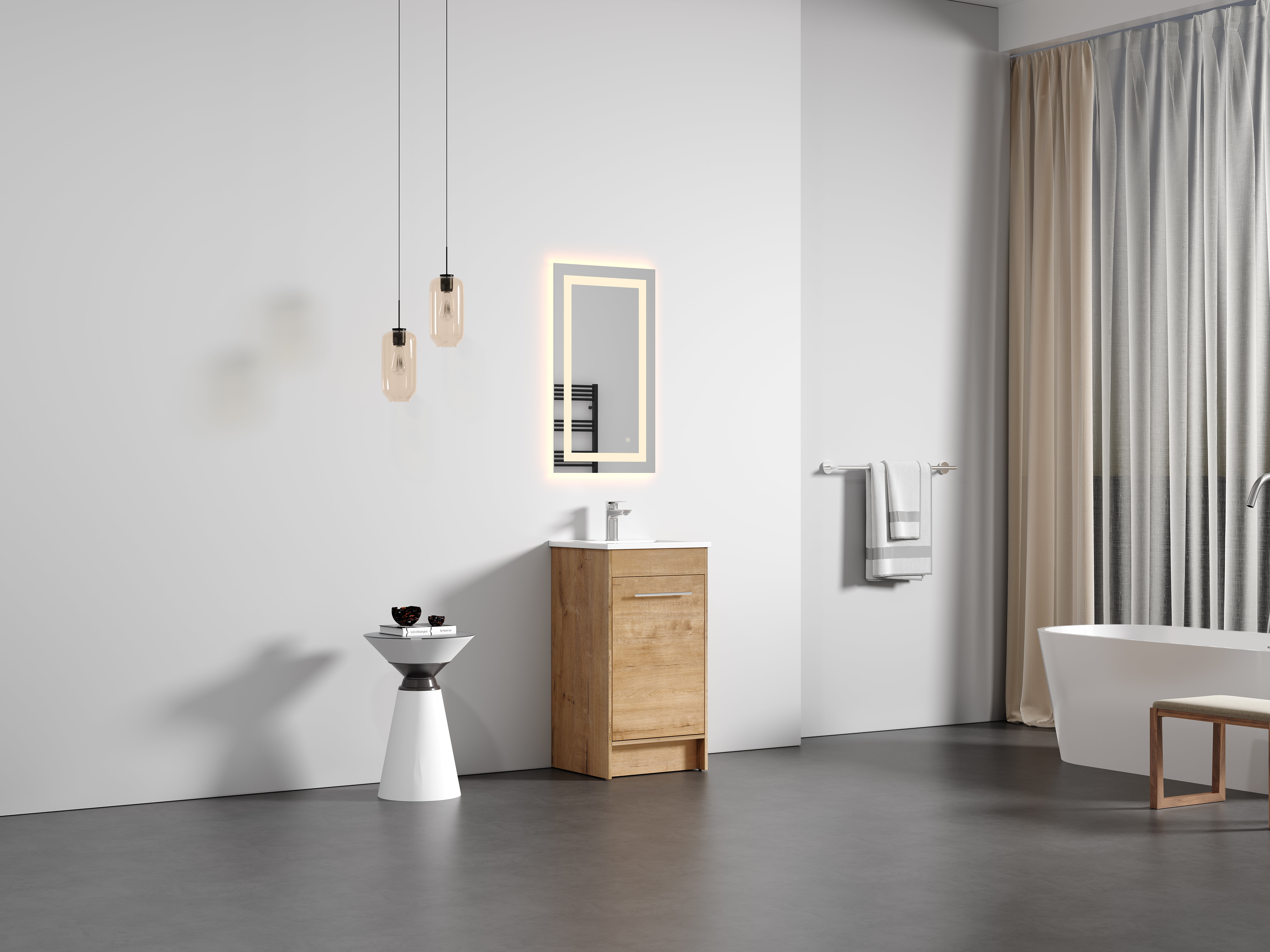 Millwood Pines 18" Single Bathroom Vanity with Drop-in Sink | Wayfair