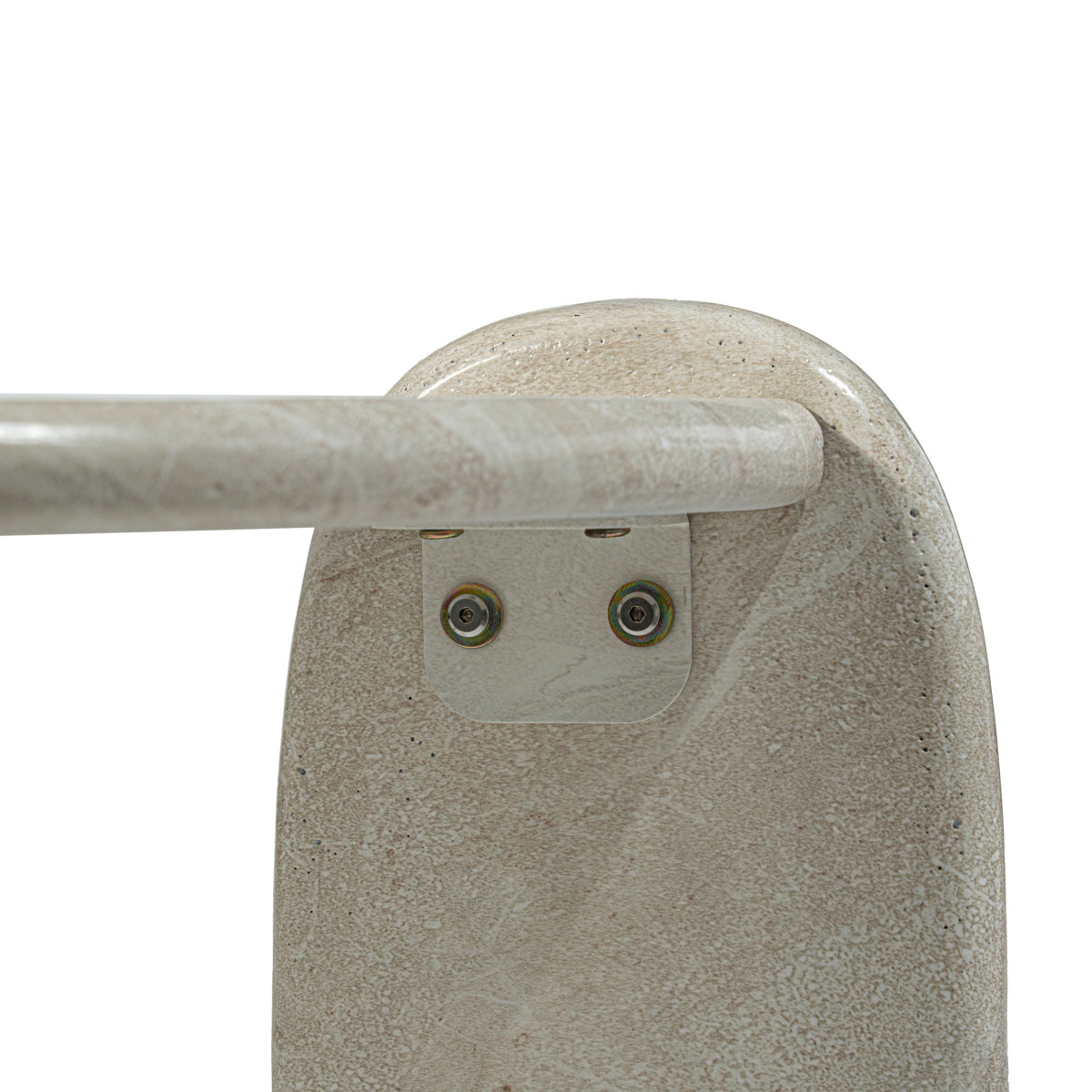 Ivy Bronx Grover Outdoor Faux Stone Coffee Table - White | Wayfair