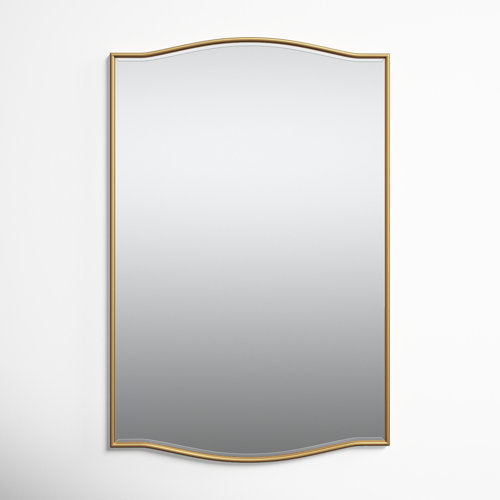 Gold Rectangle Wall Mirrors You'll Love | Wayfair