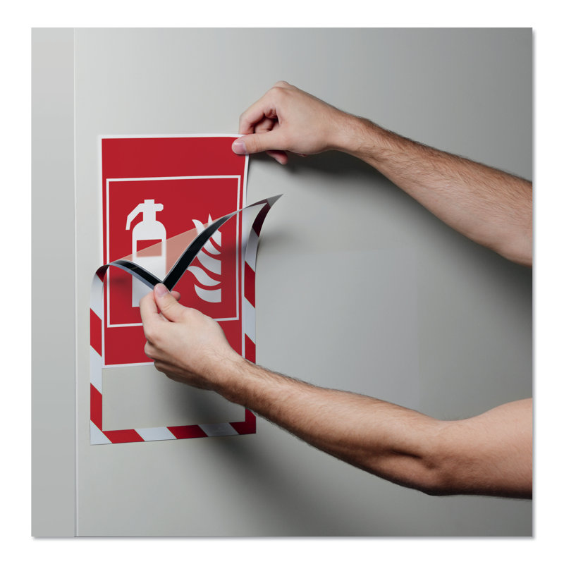 DURABLE OFFICE PRODUCTS CORP.Duraframe Security Magnetic Sign Holder ...