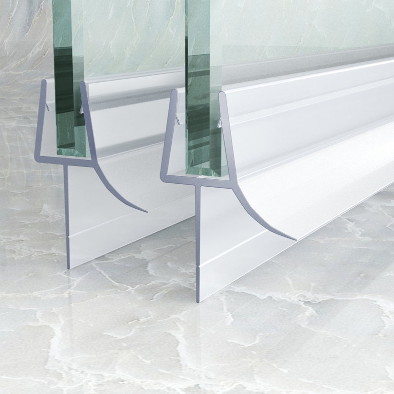 Foskbaths Frameless Glass Shower Door Sweep | Wayfair