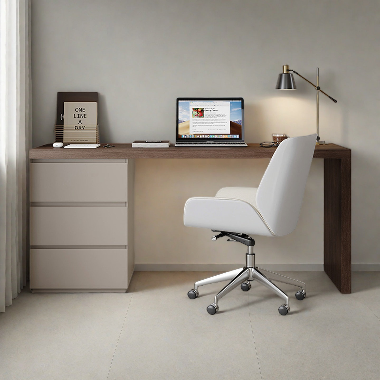 Hokku Designs Modern and Simple Wooden Desk - Wayfair Canada