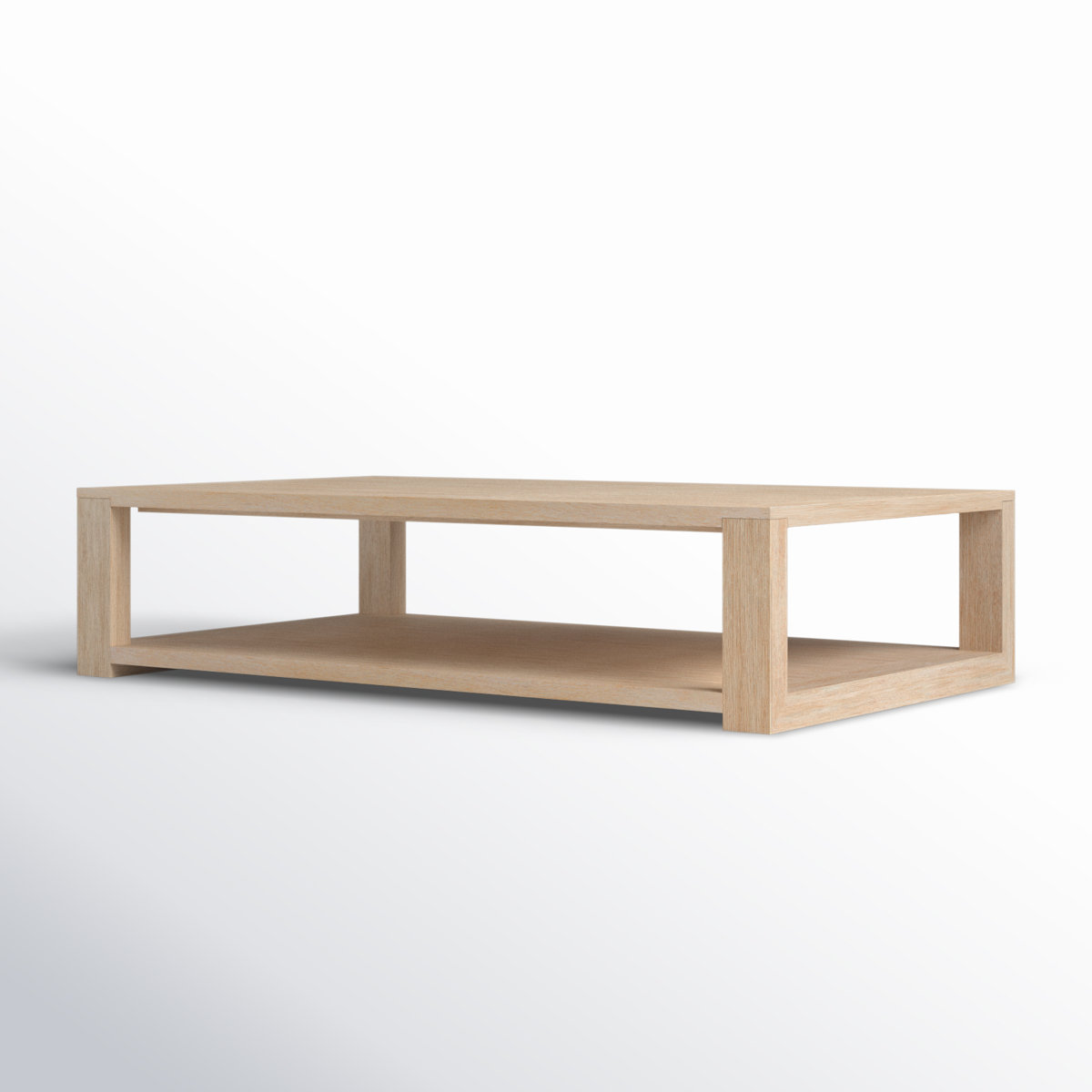 Four Hands Thomas Coffee Table - Bleached Oak Solid | Perigold