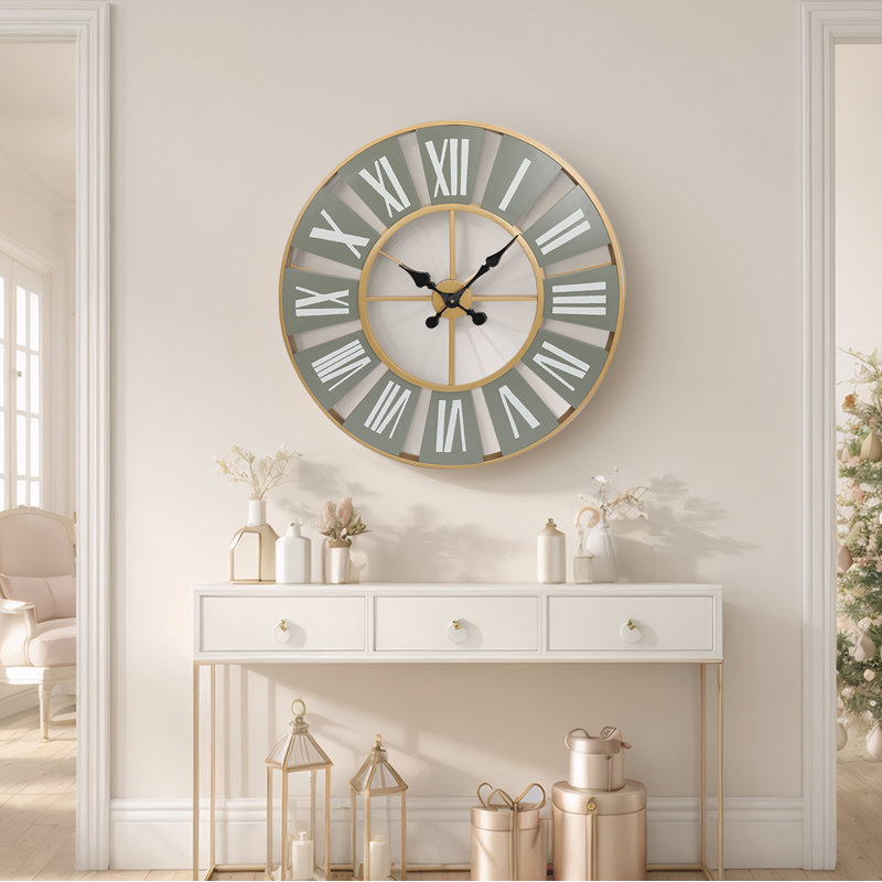 Mercer41 Treveon Oversized 31.5'' Wall Clock & Reviews | Wayfair