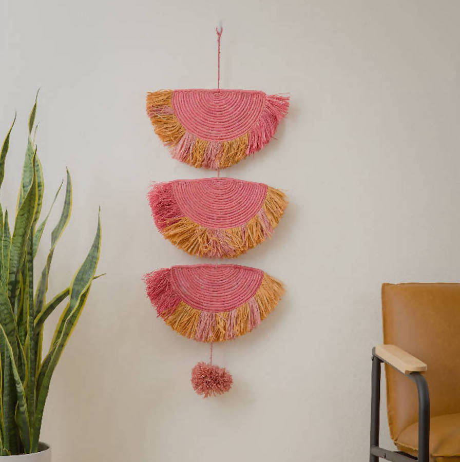 Floc Raffia Parade Wall Hanging | Wayfair