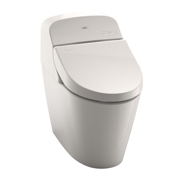 Washlet® Dual-Flush Elongated Bidet Toilet with High Efficiency Flush ...