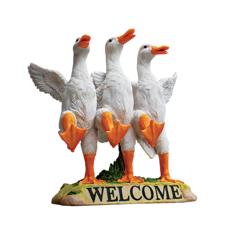 Design Toscano Delightful Dancing Ducks Fun Welcome Statue & Reviews ...