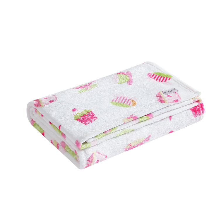 Laura Ashley Kids Printed Ultra Soft Plush Throw Blankets | Wayfair