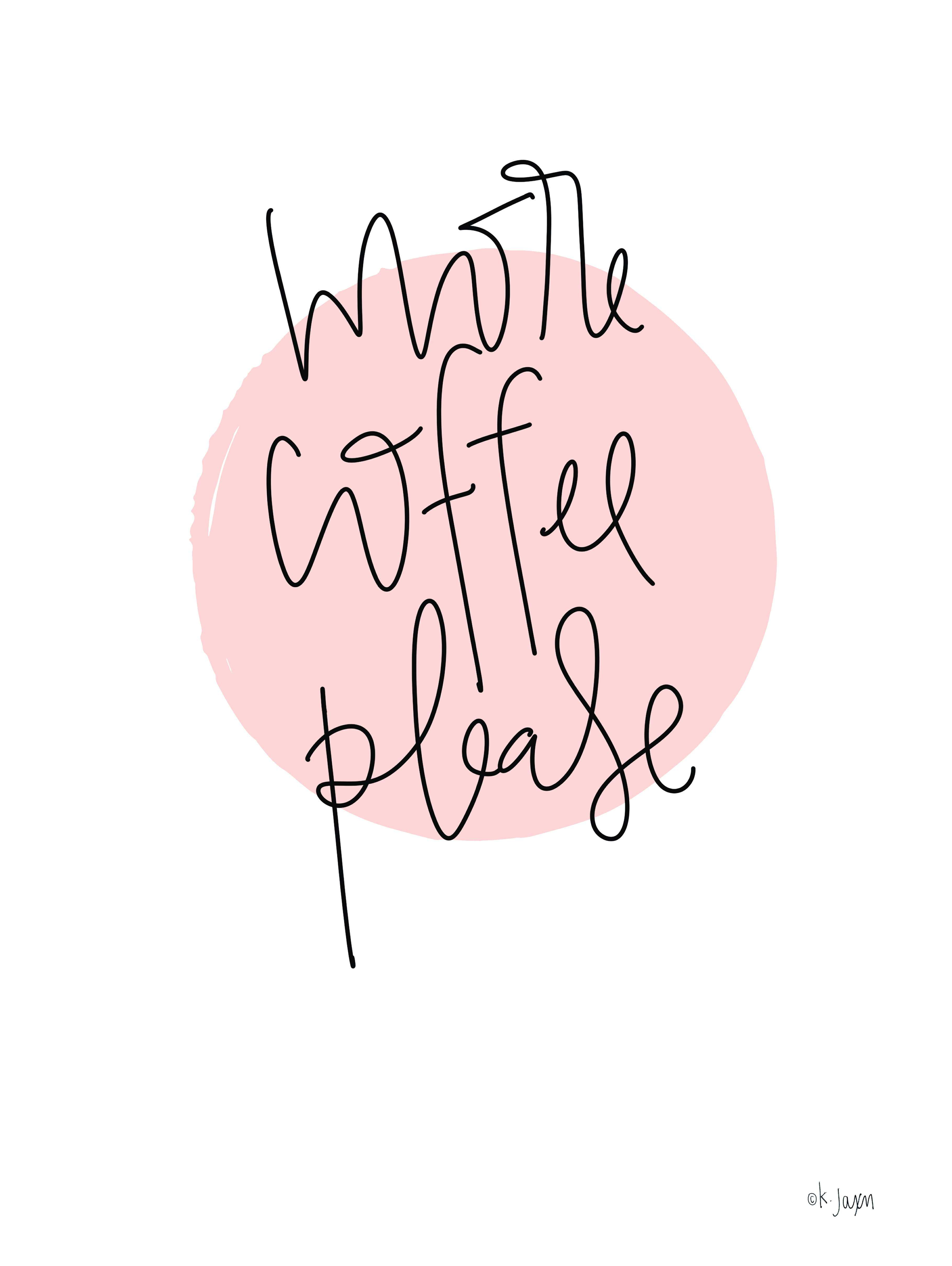 Winston Porter More Coffee Please by Jaxn Blvd. - Wrapped Canvas ...