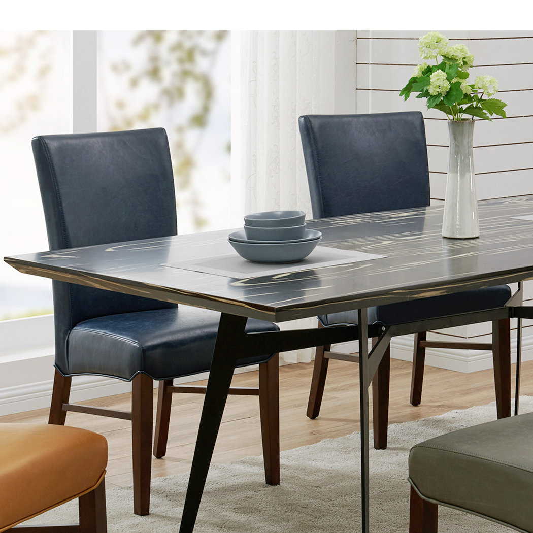 Three Posts™ Zyaire 19.5'' H Upholstered Dining Parsons Chair & Reviews ...