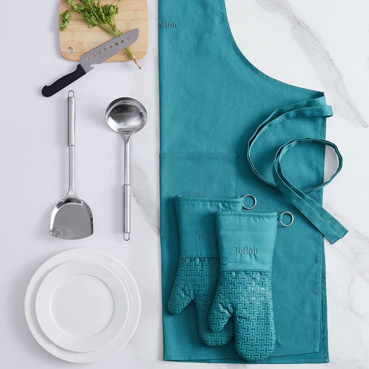 Teflon Solid Color Apron Sets | Wayfair