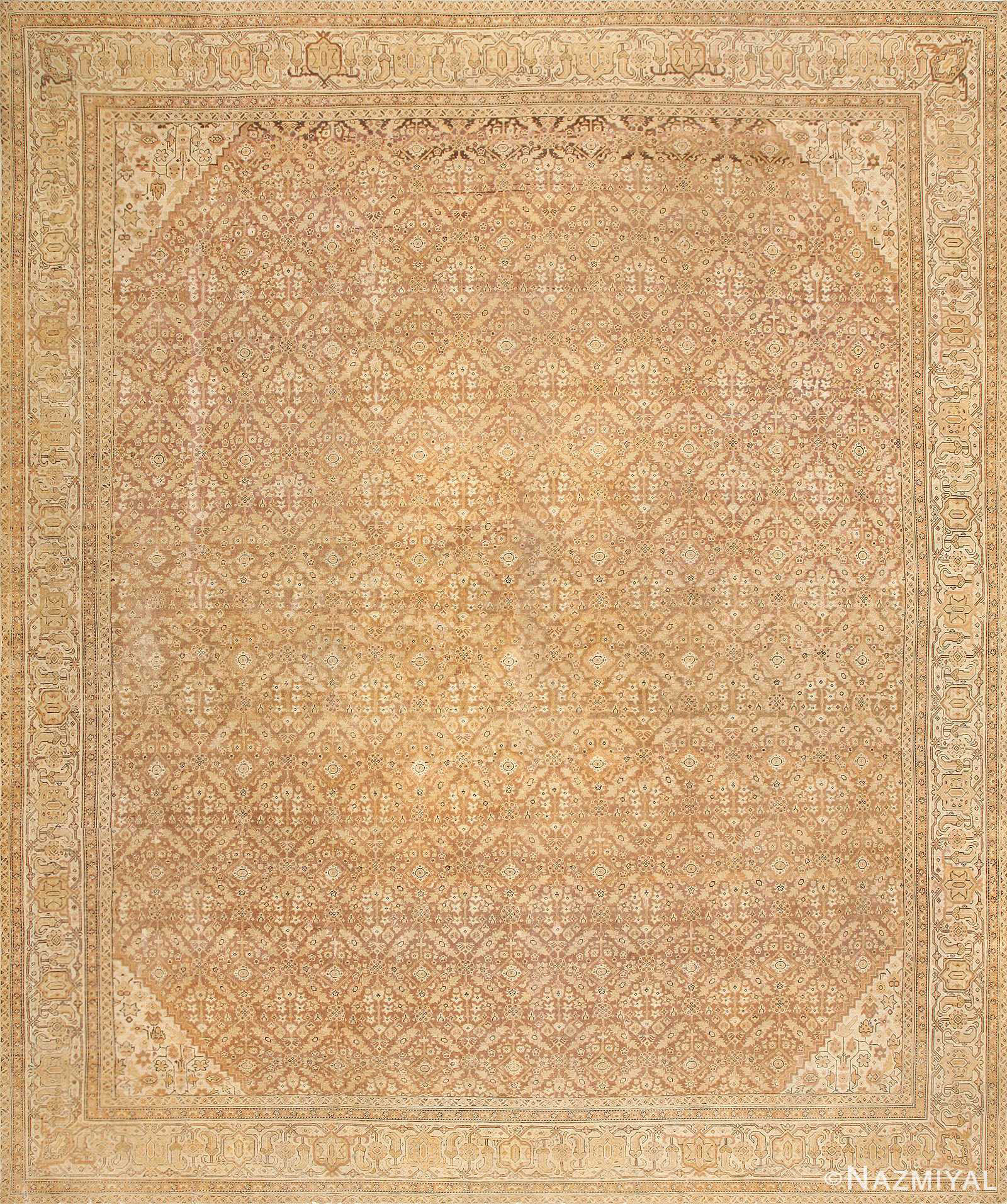 Nazmiyal Collection All Over Pattern Antique Indian Amritsar Rug | Wayfair