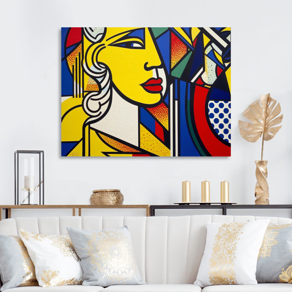 Brayden Studio® " Cubic Woman Portrait I " on Canvas | Wayfair