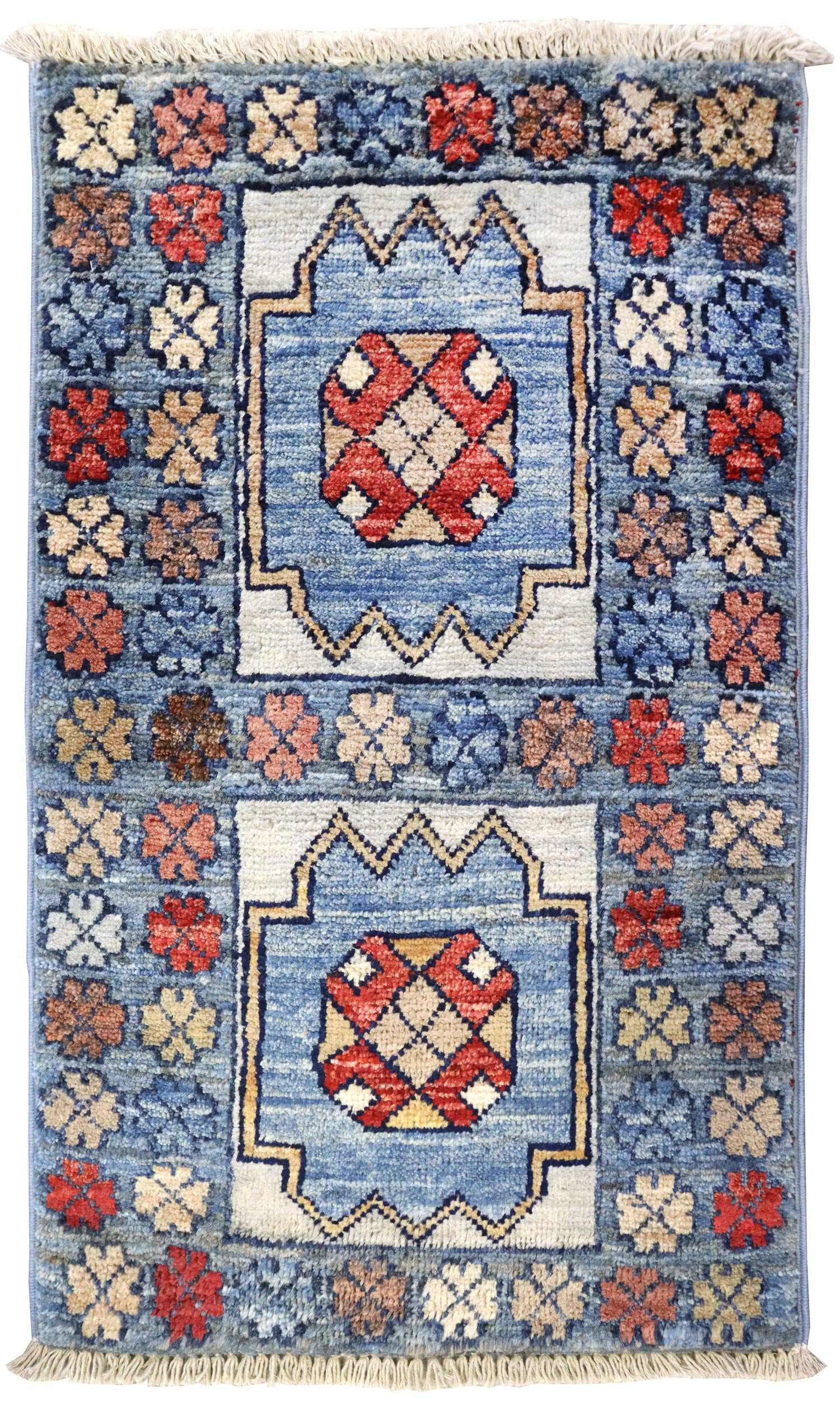 Landry & Arcari Rugs and Carpeting Afghan One-of-a-Kind 1'4" x 2'2" New ...