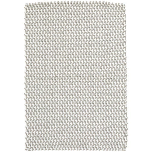 Dash and Albert Rugs Two-Tone Rope Platinum/White Handwoven Indoor ...