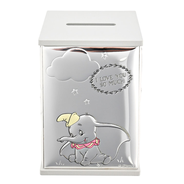 Disney Silver Dumbo Money Box | Wayfair.co.uk