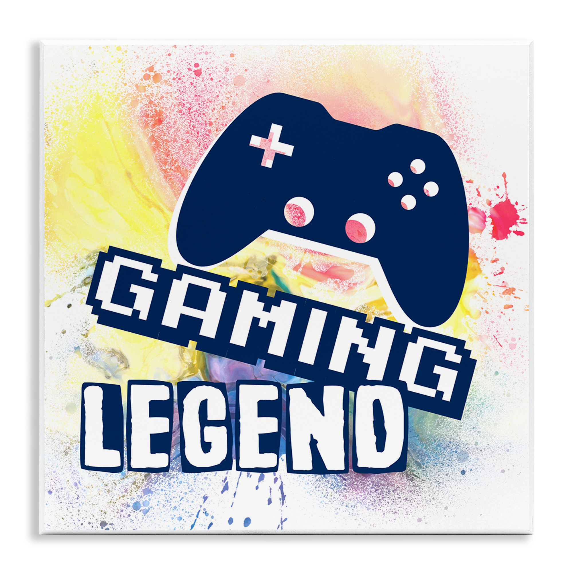Wrought Studio™ Gaming Legend Modern Splatter Wall Plaque, design by ...