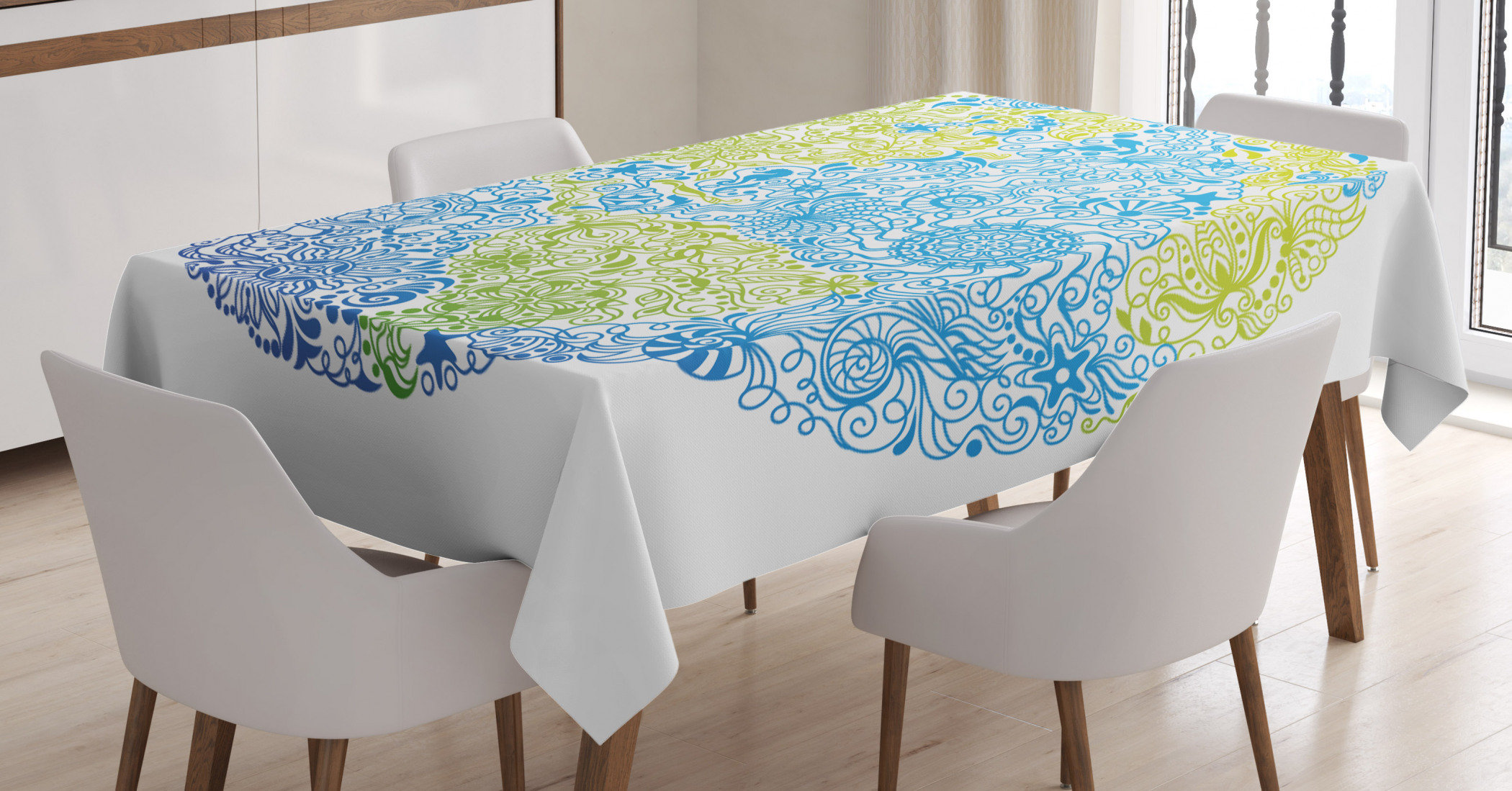 East Urban Home World Map Tablecloth | Wayfair