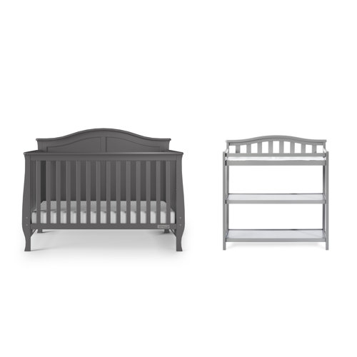 Child Craft Camden Convertible Crib and Changing Table 2-Piece Nursery ...