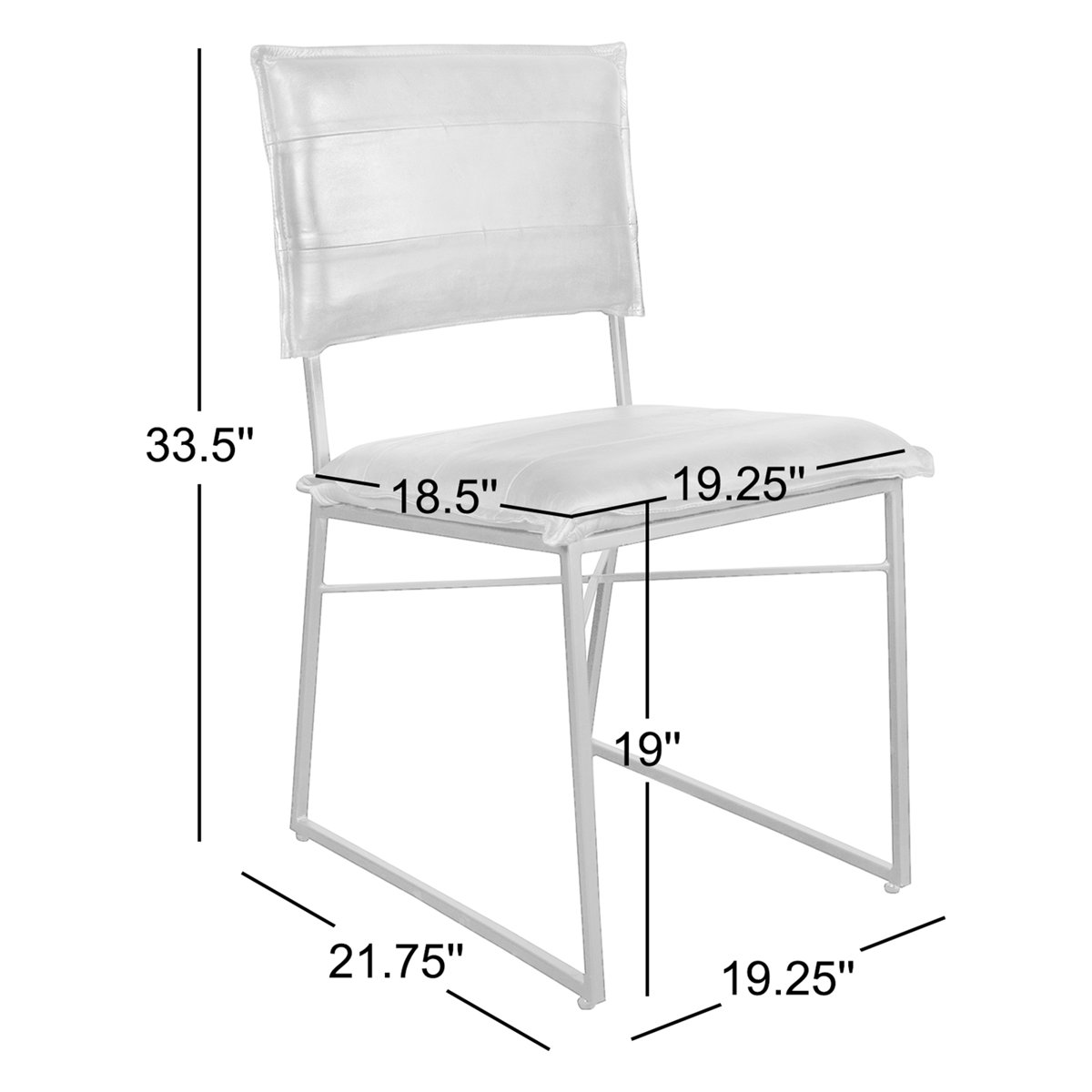 17 Stories Leather Side Chair & Reviews | Wayfair